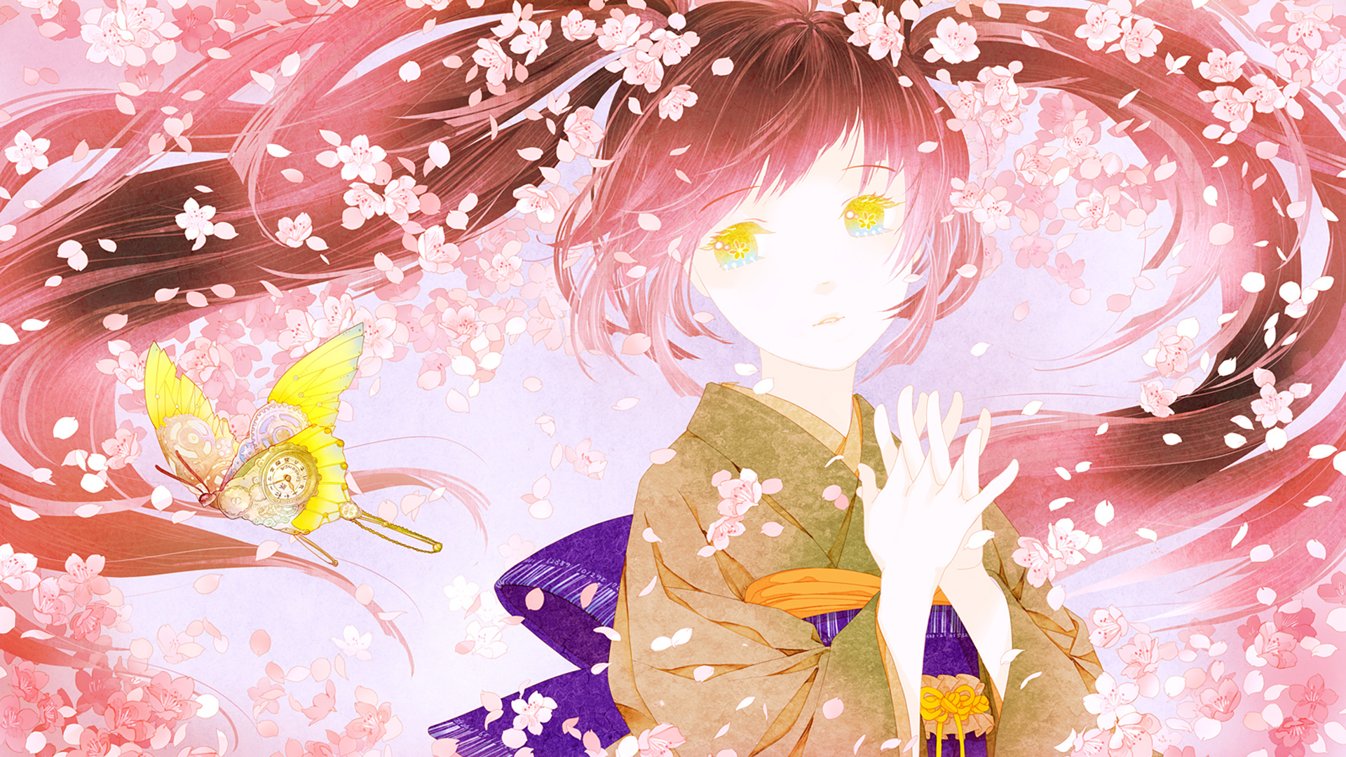 唯美二次元美女插画桌面壁纸 Powered by Discuz